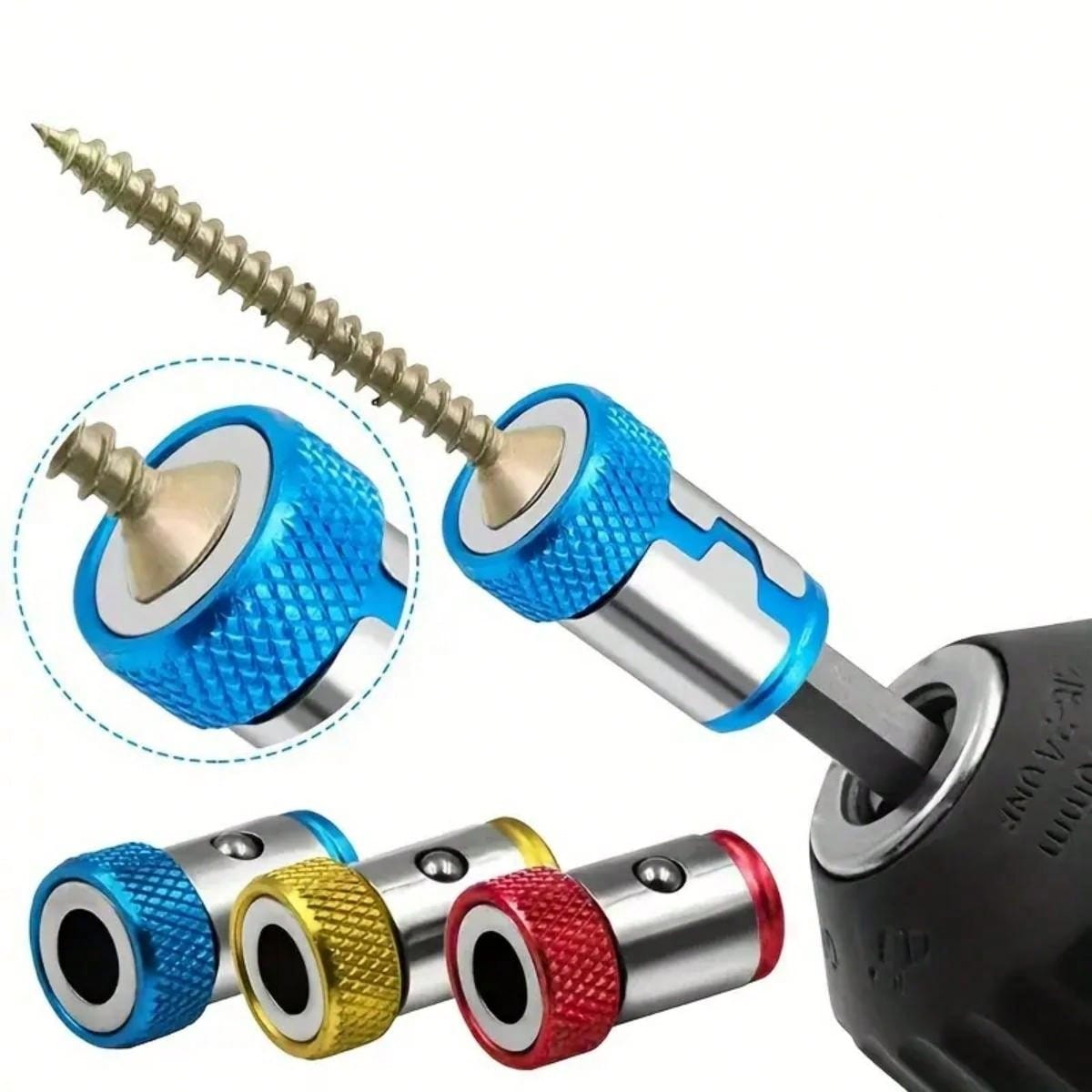 2pcs Screwdriver Head Magnetizer Holder, For Electric Screwdriver Head ...