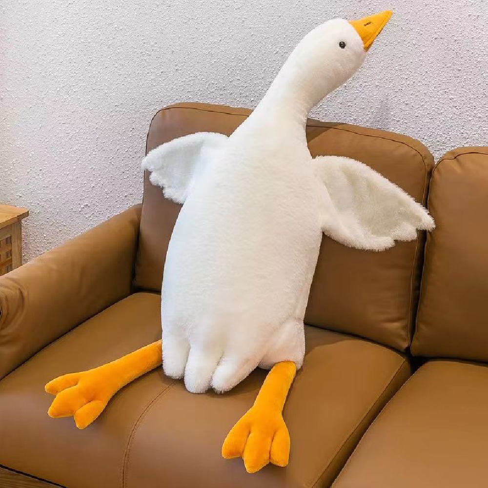Cute Plush Soft Toy Of White Goose | SHEIN USA