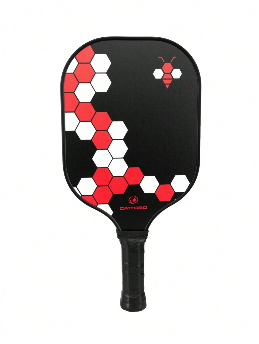 1pc Carbon Fiber Pickleball Paddle With Small Bee Graphics & Honeycomb ...