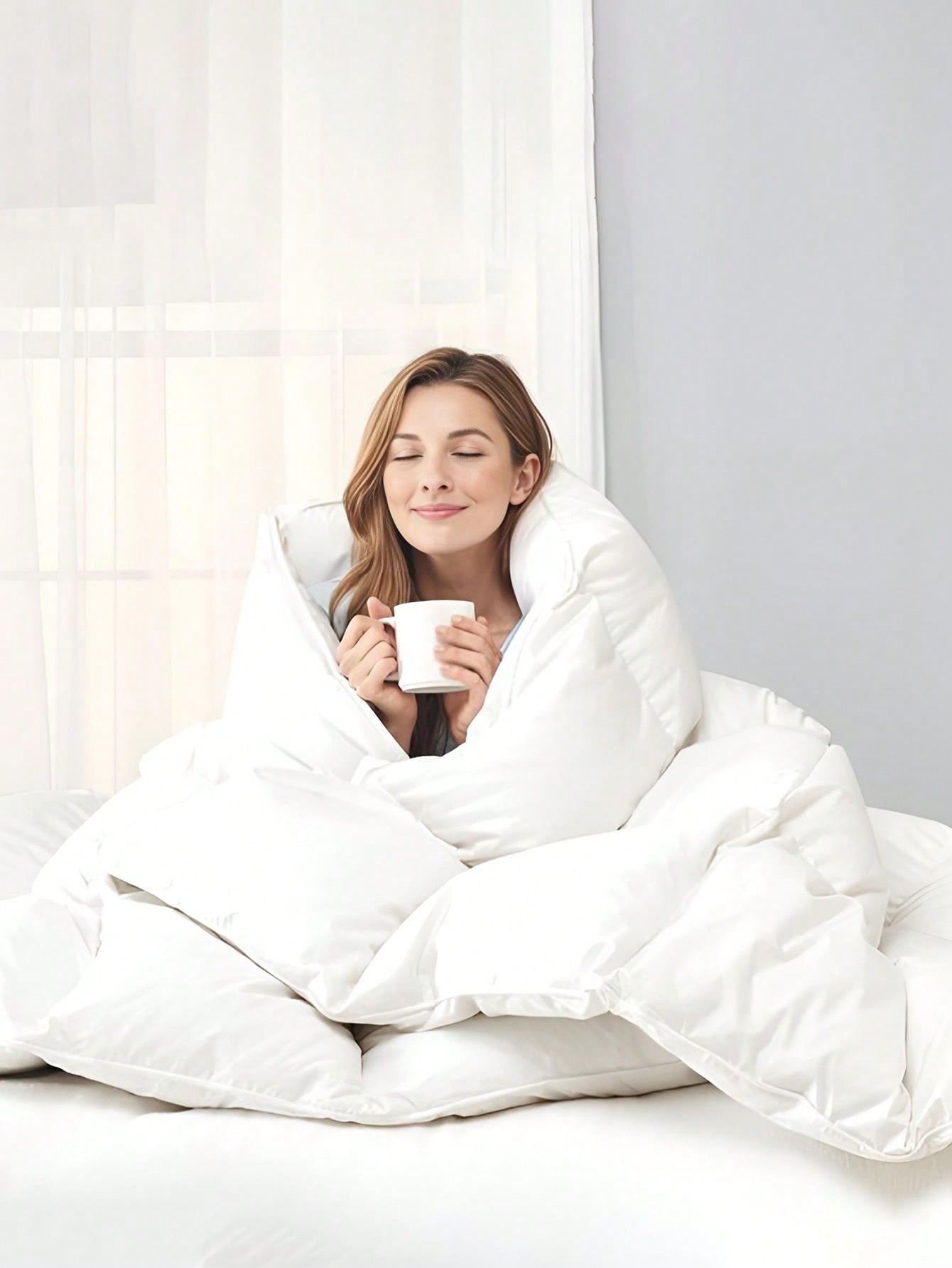 Ausgolden Australian Wool Soybean Protein Skin-Friendly Quilt | SHEIN USA