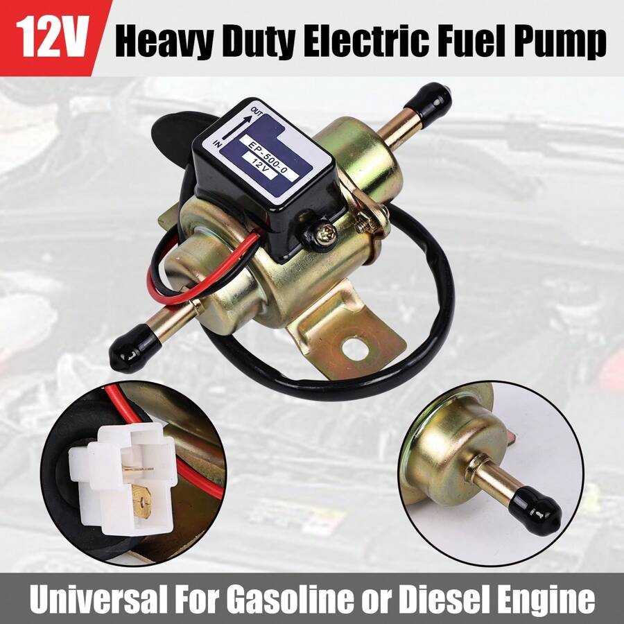12V Universal Petrol Gasoline Electric Car Fuel Pump EP-500-0 ...