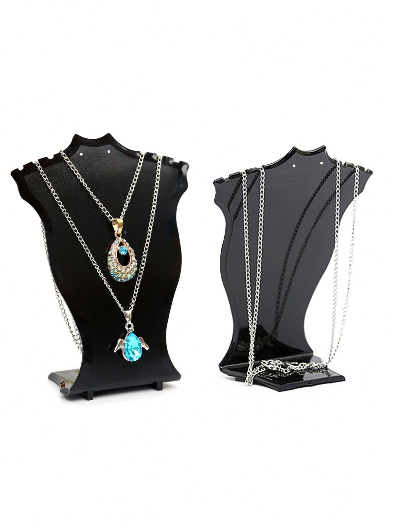 1pc Jewelry Display Stand Bust, Necklace & Pendant & Earring Display ...