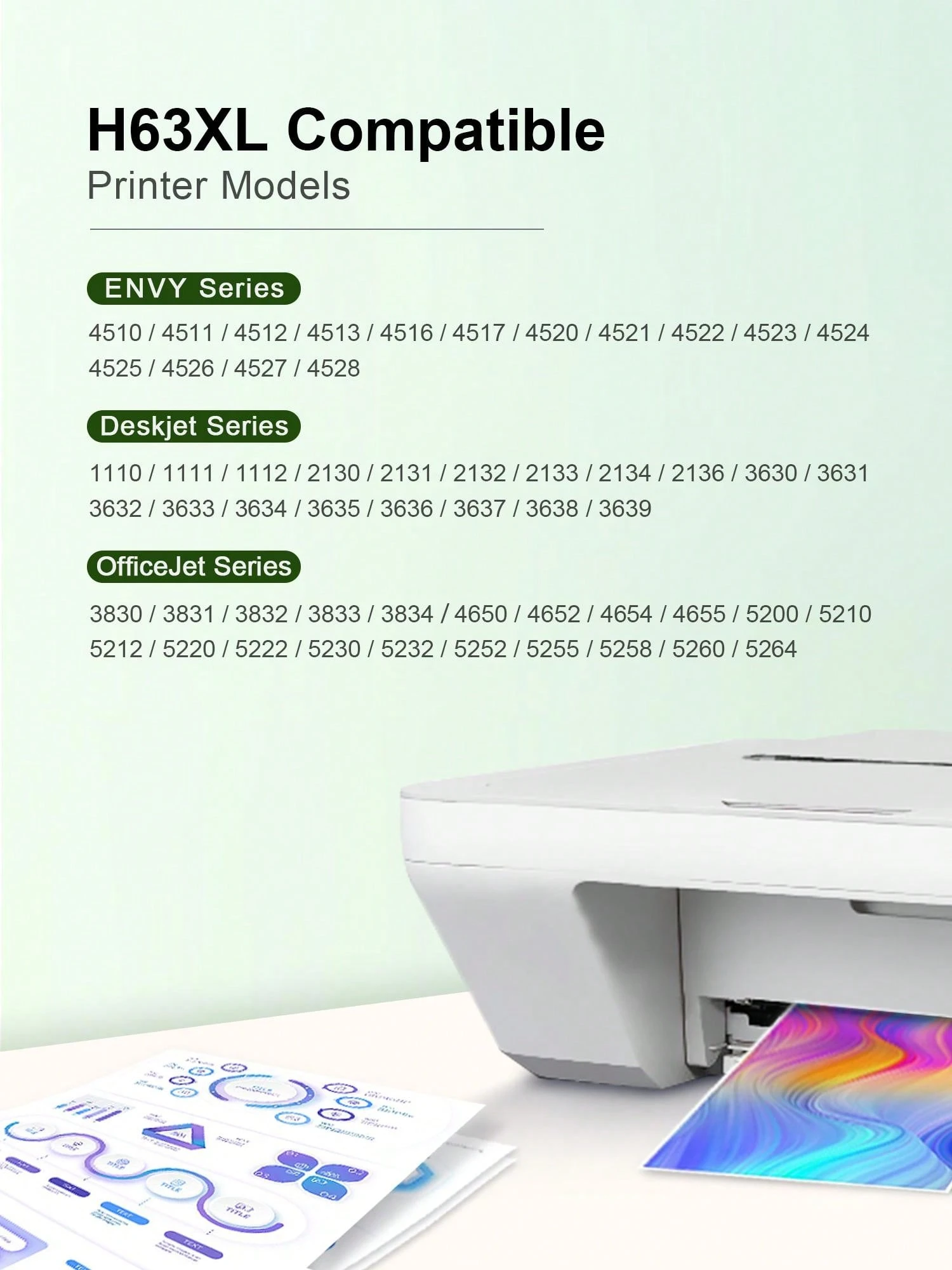 Cartucho De Tinta Recondicionado Kt Ink Substituição Para Hp 63 Ink ...
