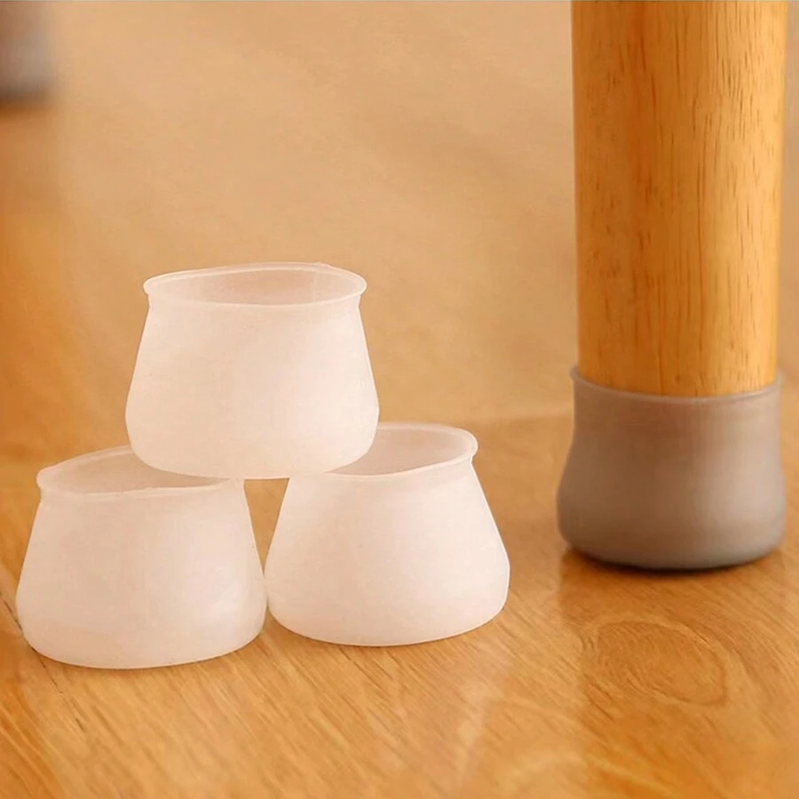 Silicone Table And Chair Leg Covers Chair Leg Protector 4pcs | SHEIN USA