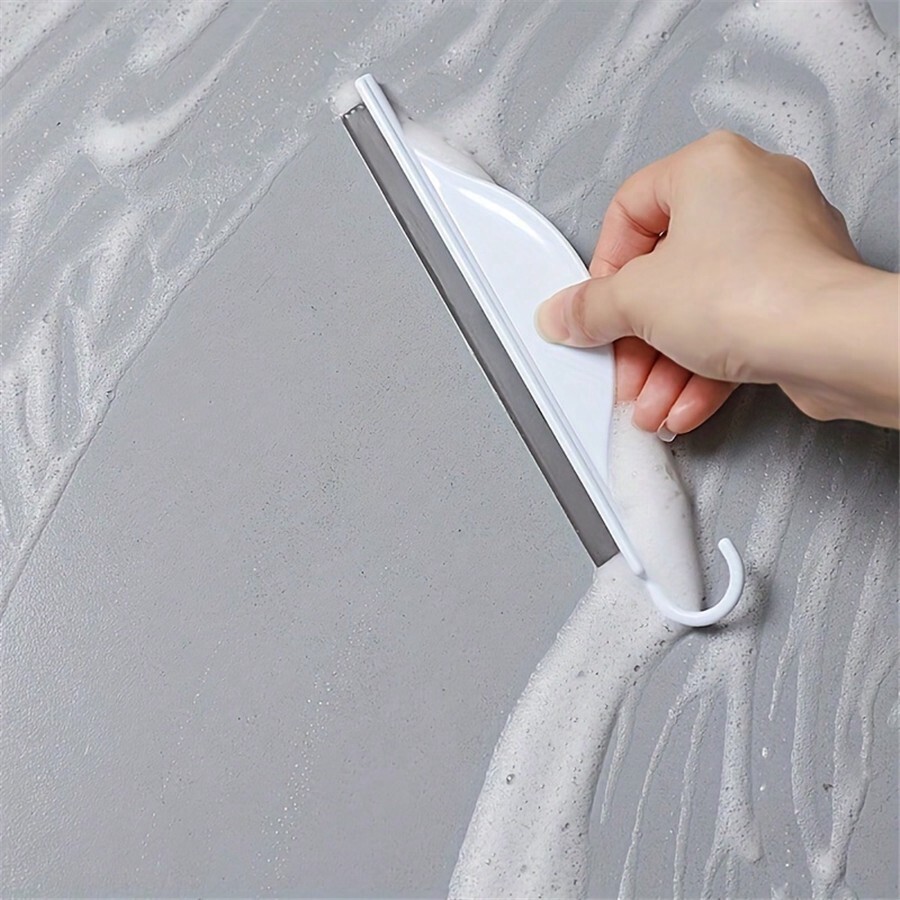 Silicone Bathroom Glass Wiper - Mini Countertop & Sink Squeegee ...