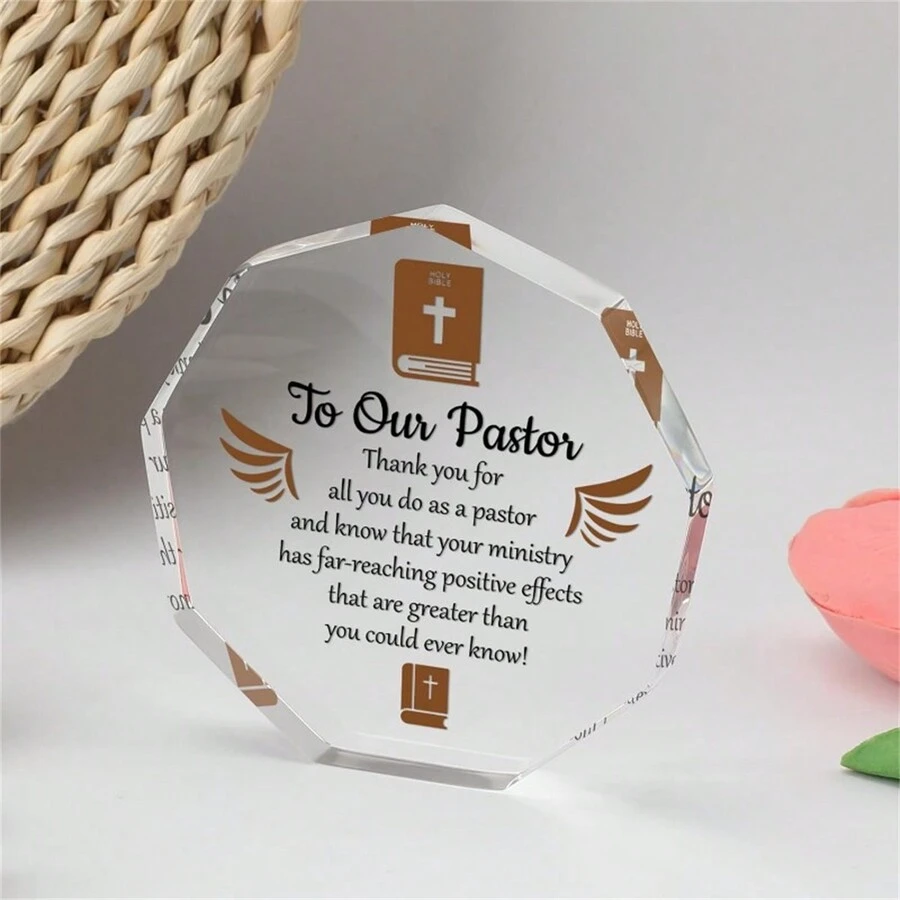 Pastor Appreciation Gifts, Acrylic Sign Plaque, Gifts For Pastor For ...
