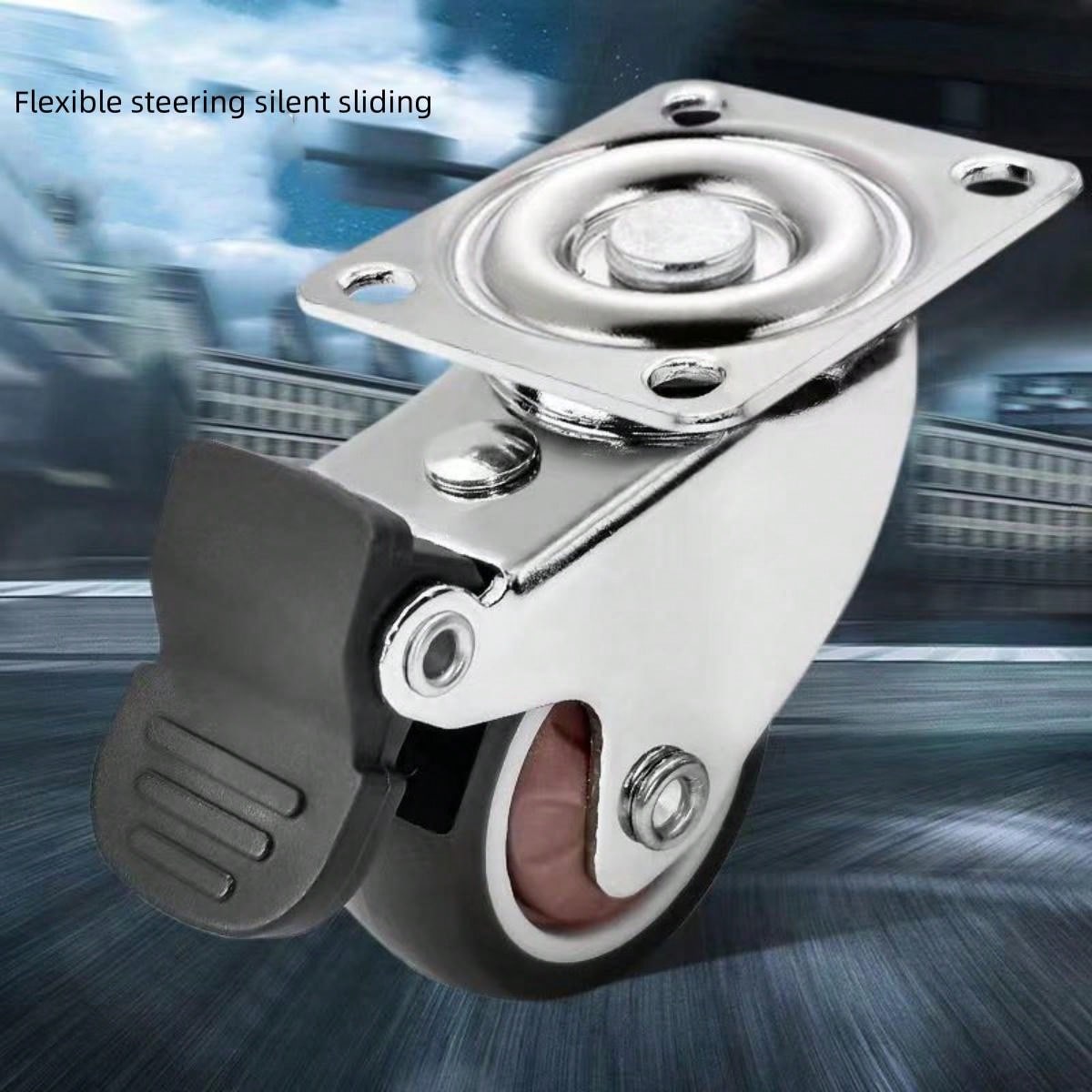 2-Inch Mute Baby Crib Wheel, With Accessories, Universal Swivel Caster ...