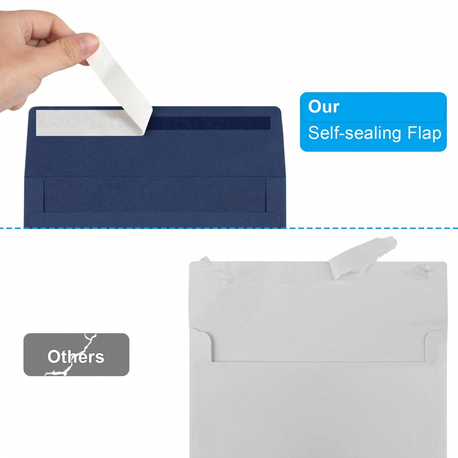 50 Packs 5x7 Envelopes, A7 Envelopes, 5x7 Envelopes For Invitations ...