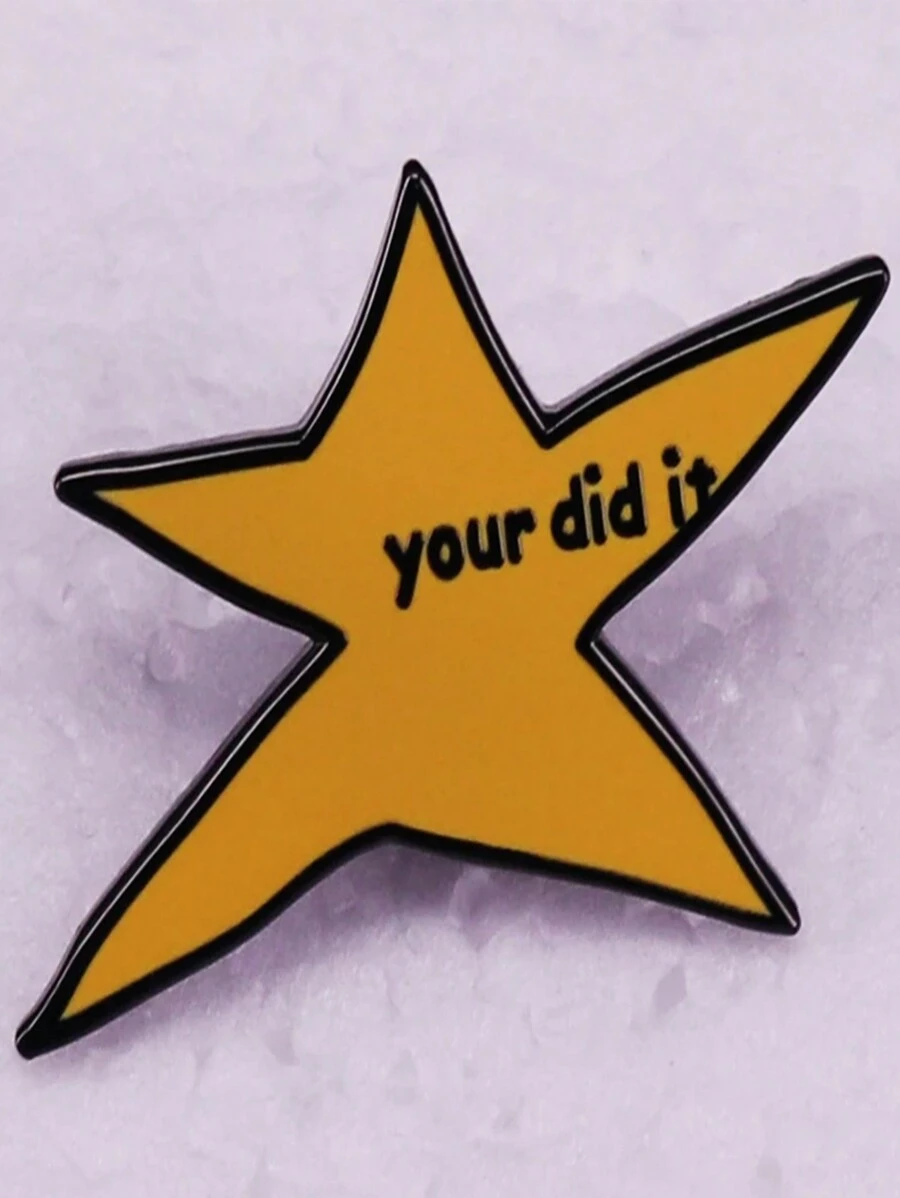 1pc Your Did It Meme Star Enamel Pins Funny Badge Brooches Jewelry ...