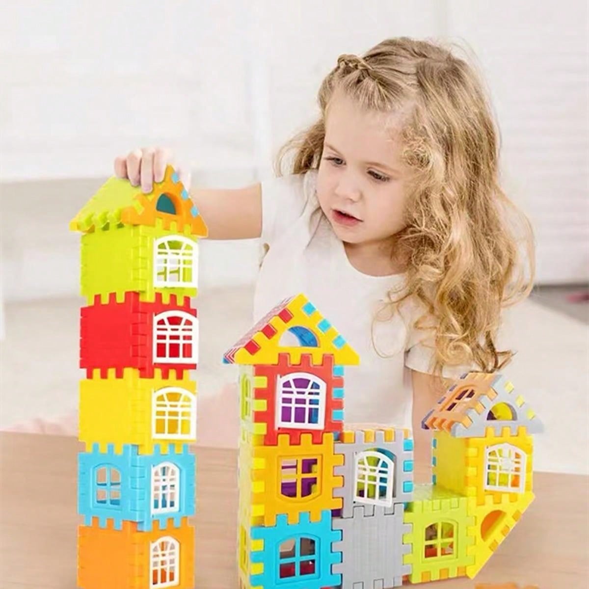 1set A Set Of Versatile Large-Sized House Building Blocks, Children'S ...