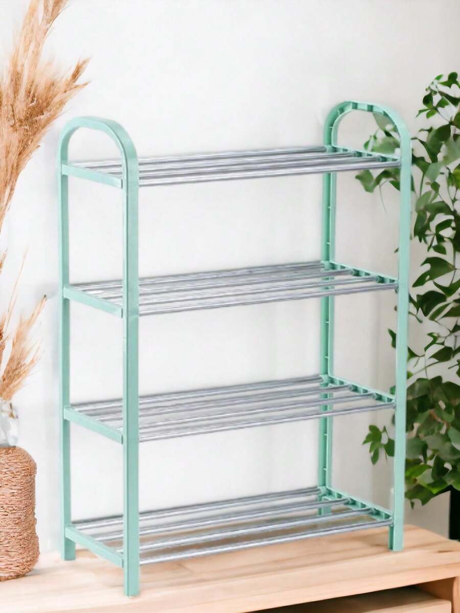 Shoe Rack Buildable Shoe Organizer Shoe Storage 4-Shelf Shoe Rack ...