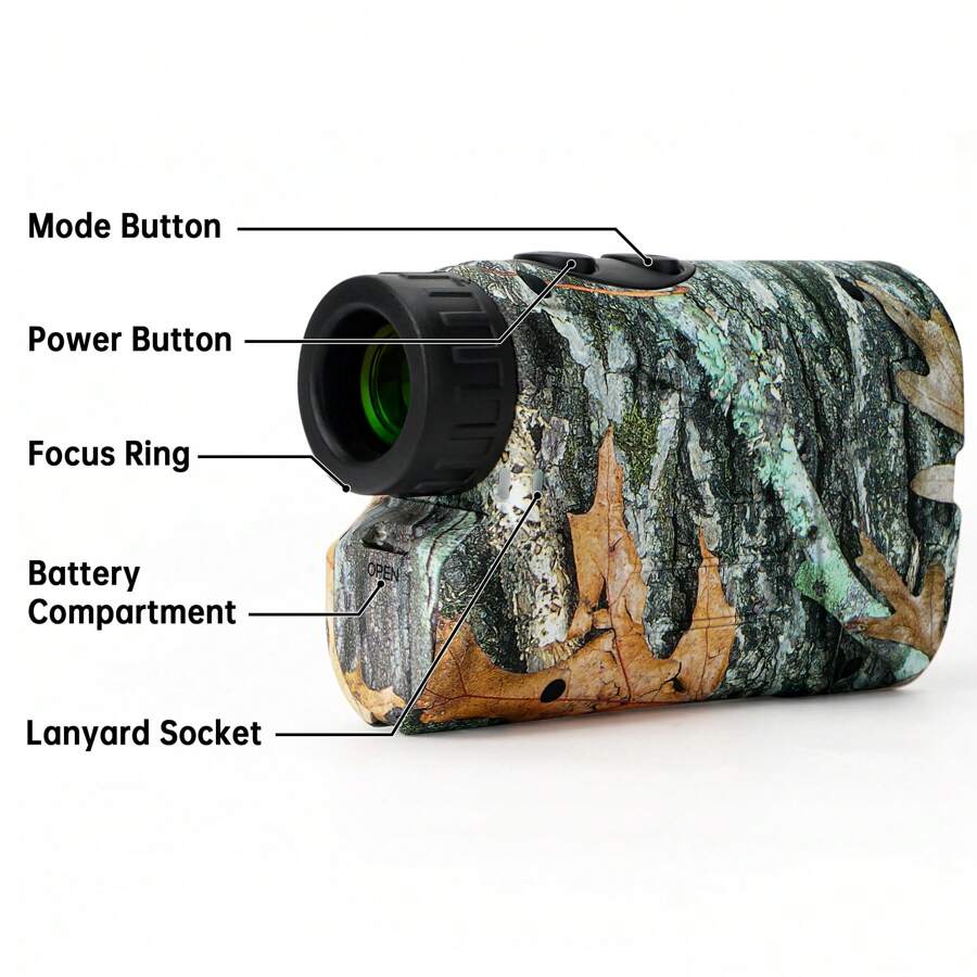 Gogogo Sport Vpro 1200Y Laser Hunting Rangefinder 6X Monocular Range ...