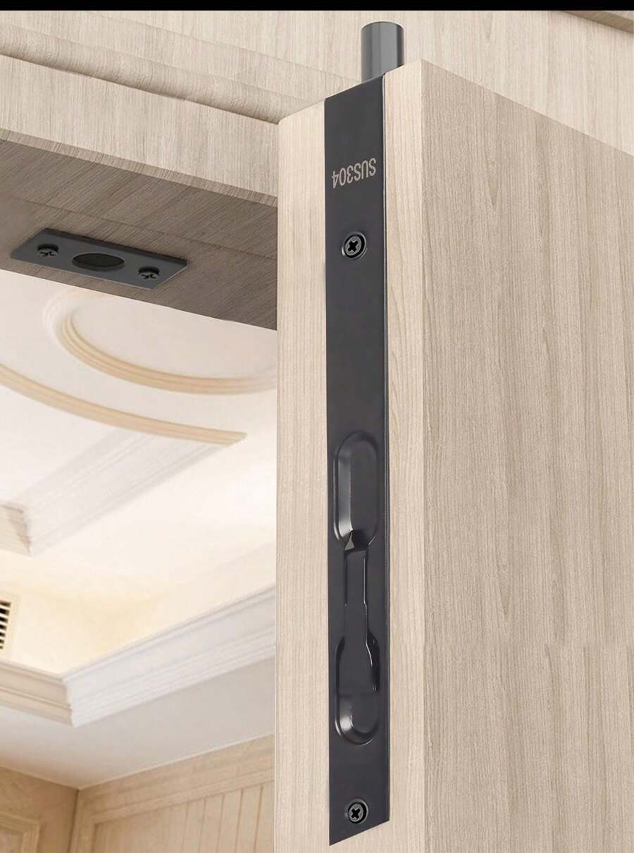 1PC Bolt Protector Concealed Sliding Bolt Lock - 8inch 304 Stainless ...