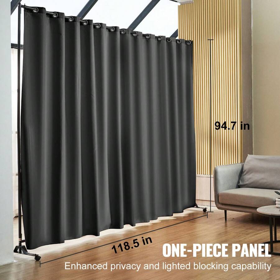 VEVOR Room Divider, 8 Ft X 10 Ft Portable Panel Room Divider With ...