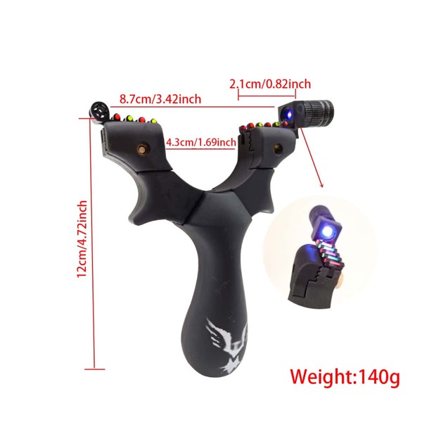 1pc Abs Laser Slingshot Resin Light Aiming Fast Pressure Slingshot ...