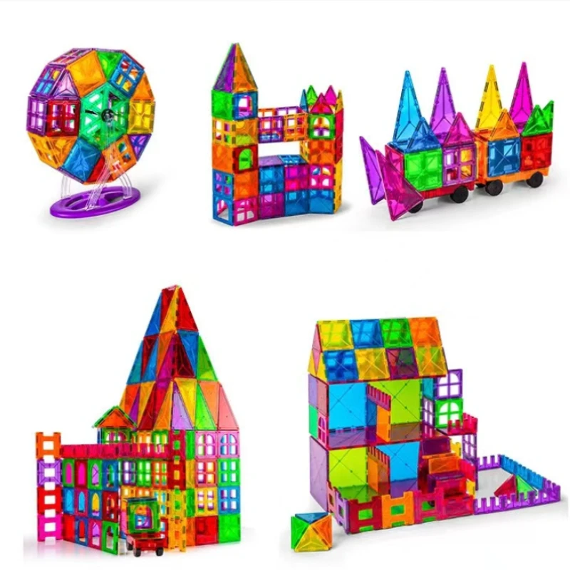 Christmas Decoration 32pcs Magnetic Building Blocks Set Diy Magnetic ...