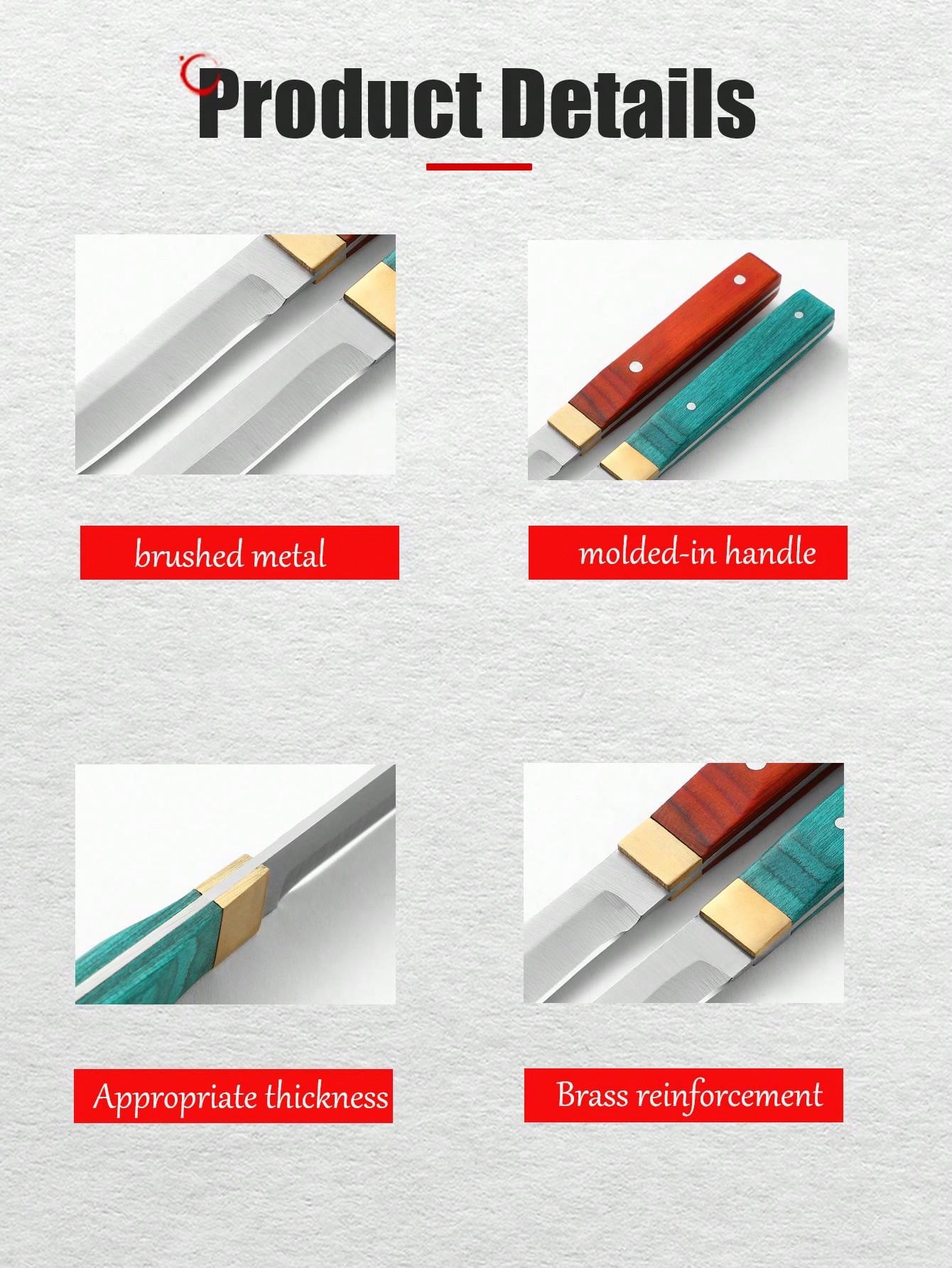 Outdoor Mongolian Hand-Held Meat Knife, Hand-Picked Meat Knife, Fruit ...