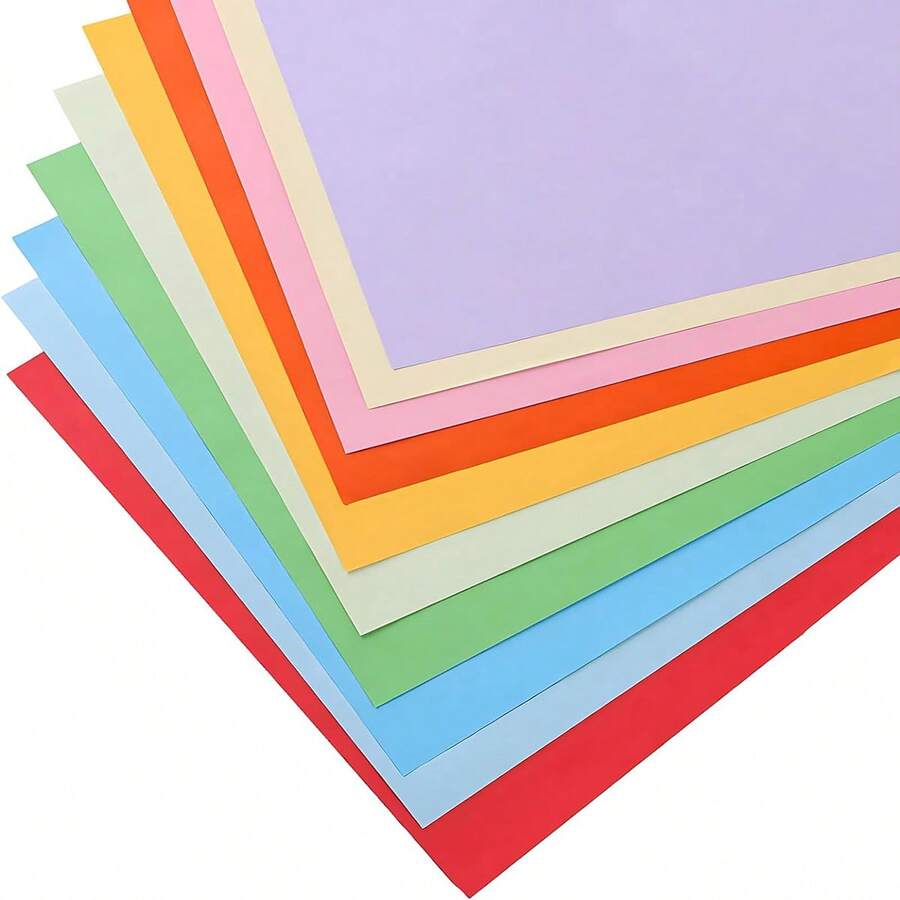 100pcs Color A4 Paper Origami Handmade Paper Color Paper Reprint Paper ...