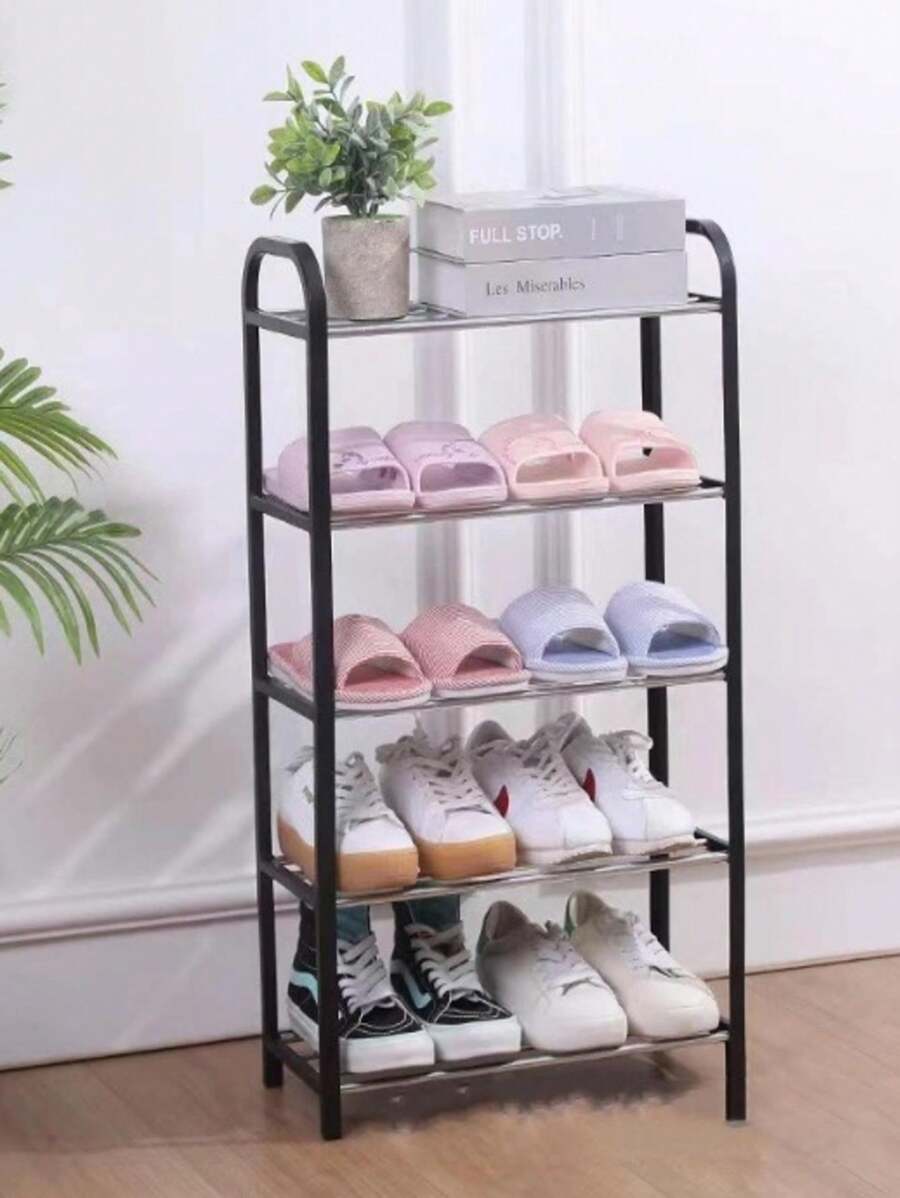 Shoe Rack Buildable Shoe Organizer Shoe Storage 4-Shelf Shoe Rack ...