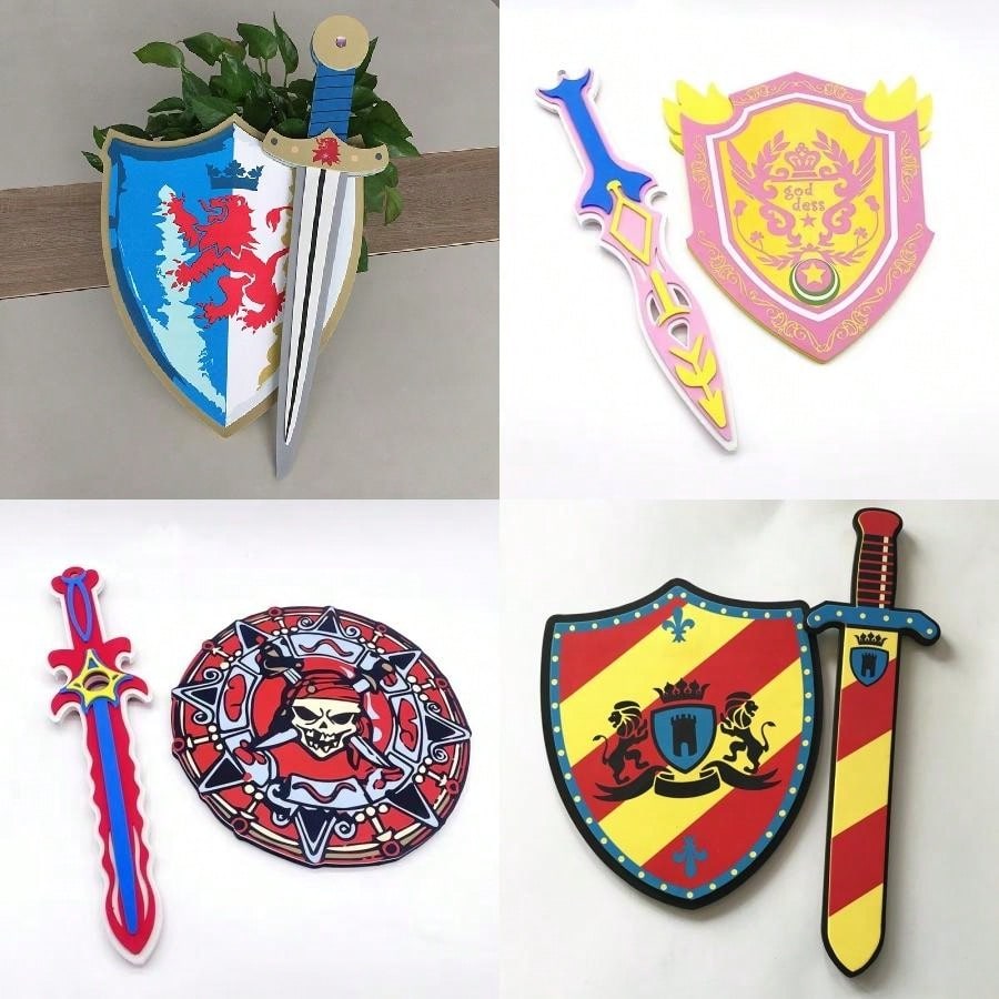 Anime Pirate Series Cosplay EVA Foam Swords And Shields Playset ...