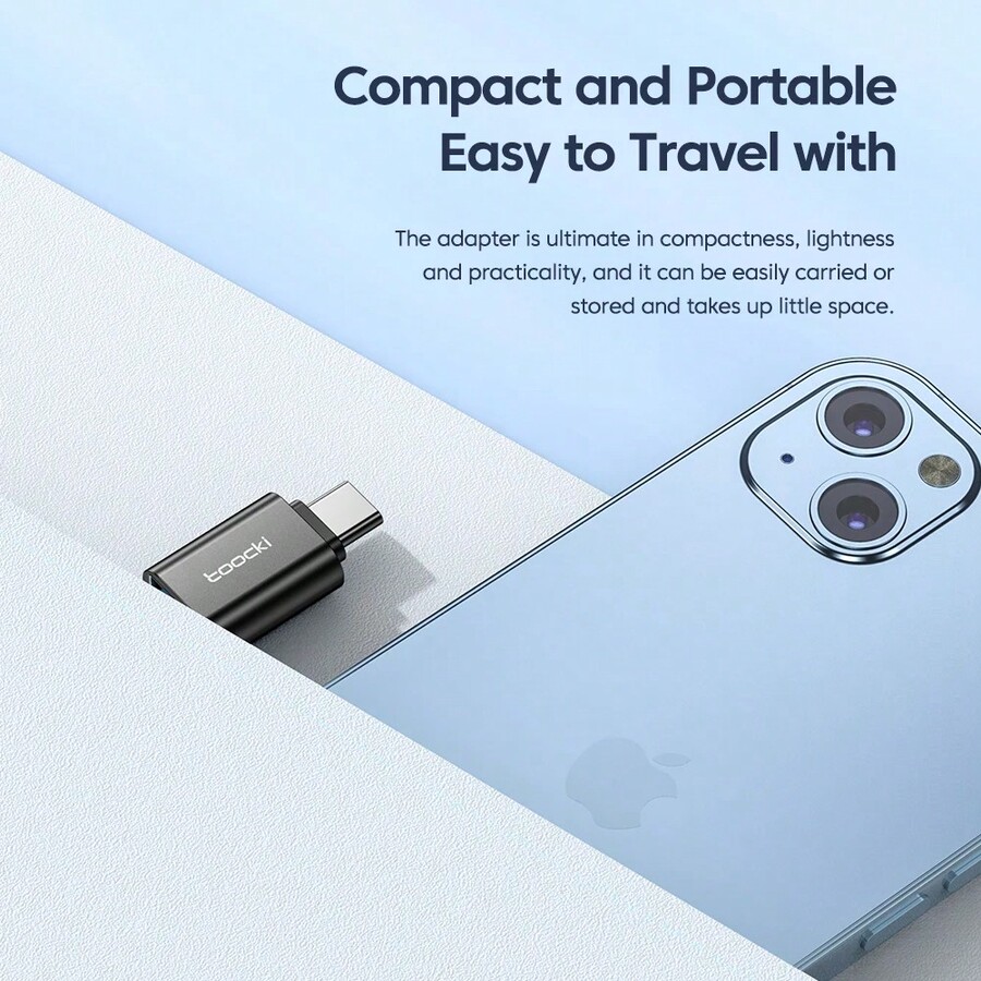 Toocki Toocki OTG USB 3.0 To Type C Adapter Micro To Type C Male To USB ...
