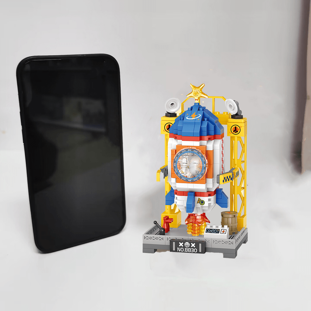 Space Rocket Space Exploration Micro Building Blocks Toys Cute Cartoon ...