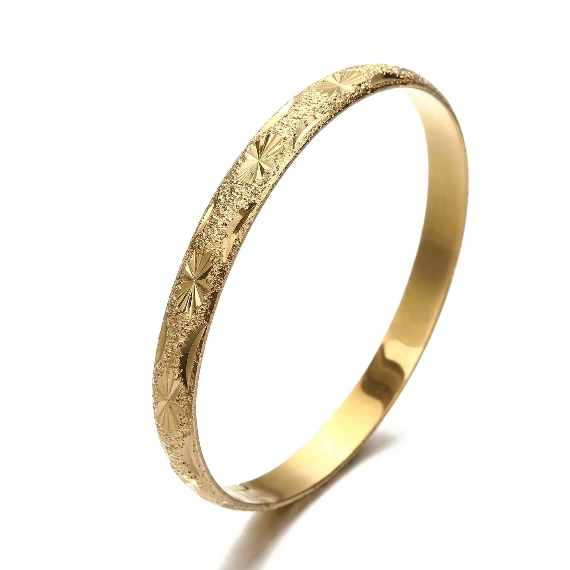 Long-Lasting Color Fashionable 22k Gold Plated Bridal Bangle, Classic ...