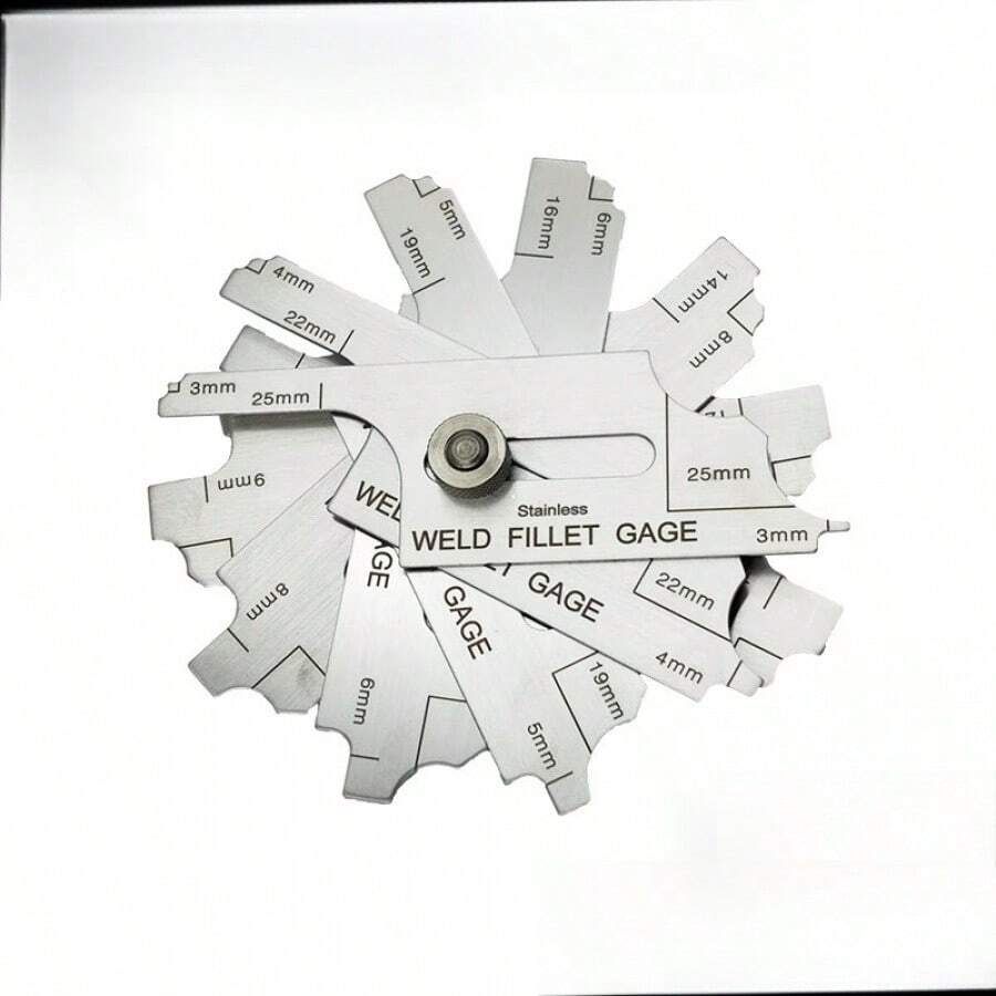 Stainless Steel Weld Gauge MG-11 Metric Angle Welding Gauge Seven ...