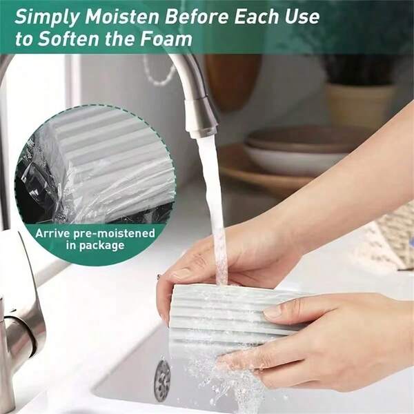 Wet Duster Magic Dust Cleaning Sponge Duster Cleaning Wooden Blinds ...