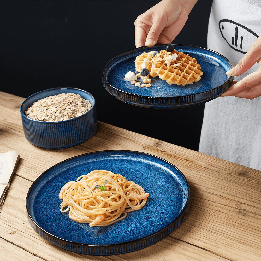 Famiware Star Stoneware Dinnerware Set, 12-Piece Dish Set | SHEIN USA