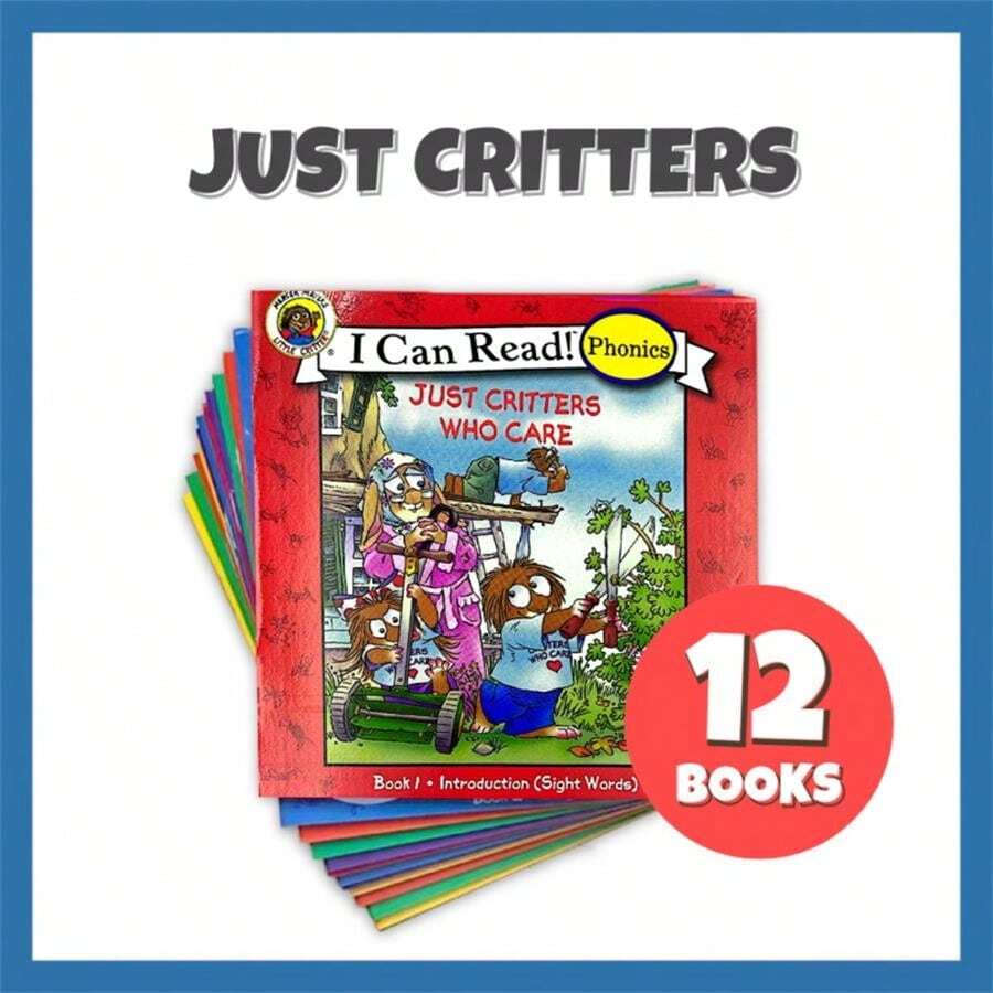 12 Books/Set I Can Read Phonics Little Critters In English Language ...