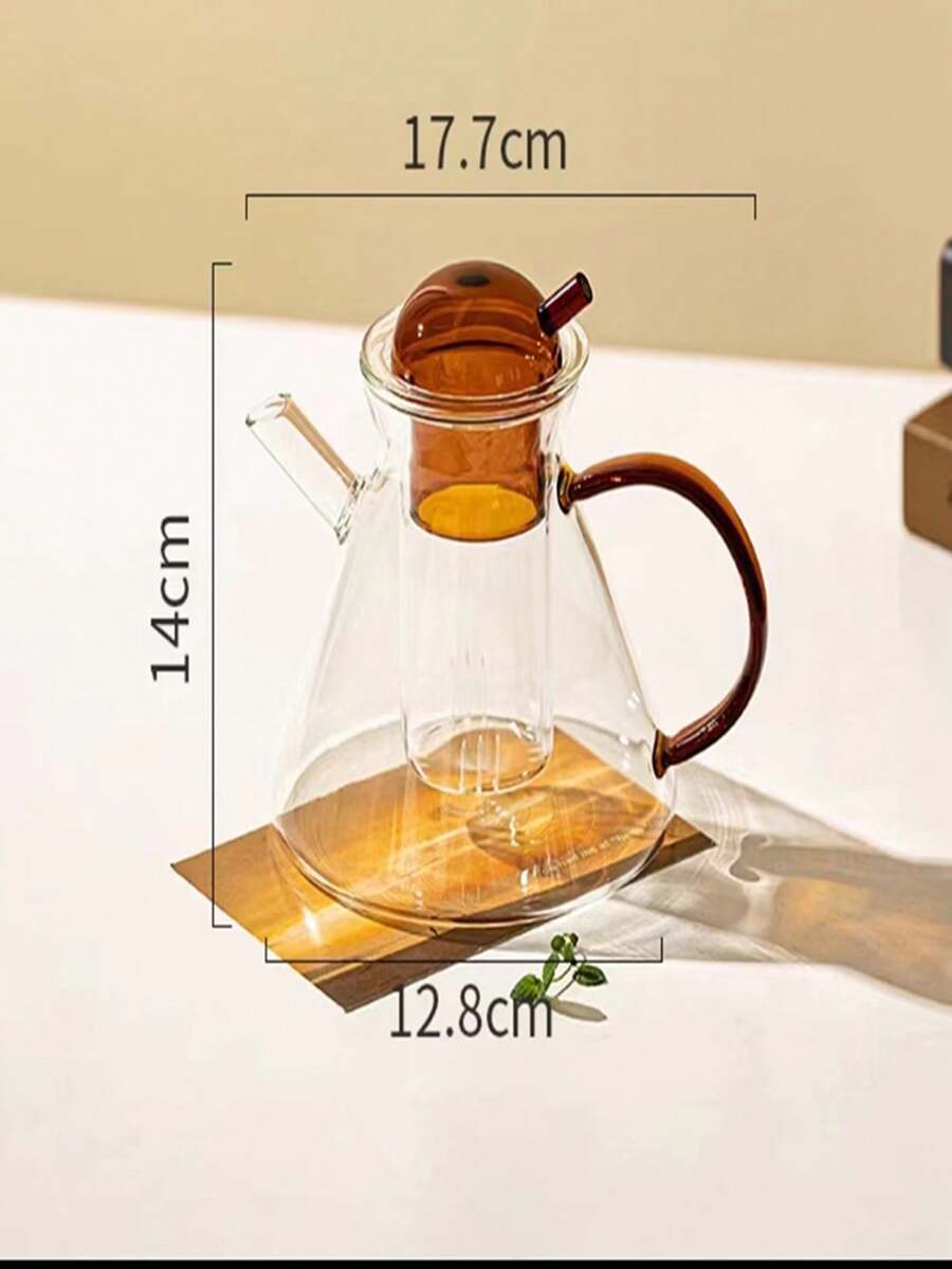 Luxury Nordic Style Heat Resistant Glass Tea Set With Candle Warmer ...