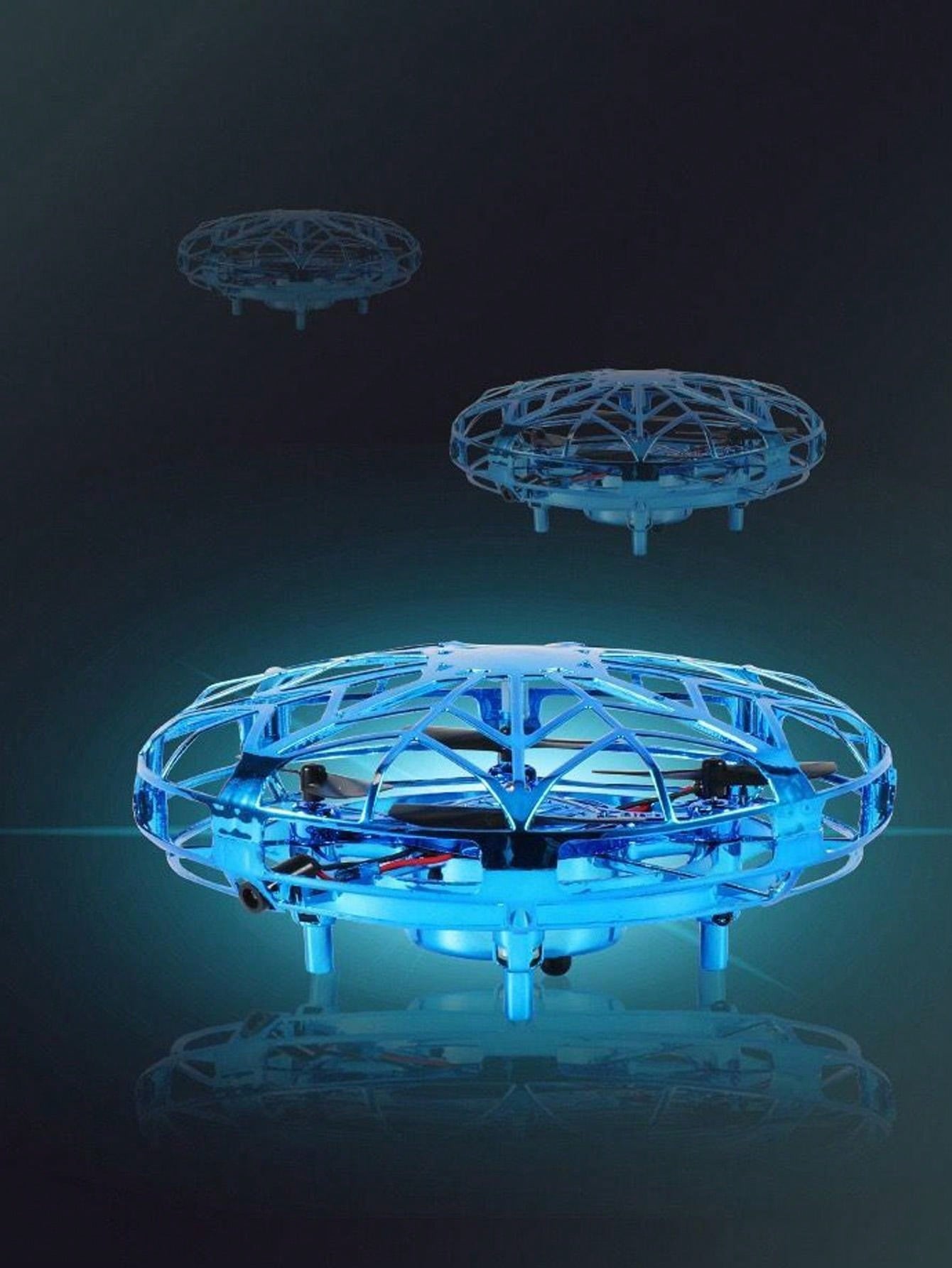 1pc Color And Style Random Magic Ufo Flying Spinner Fidget Toy With ...