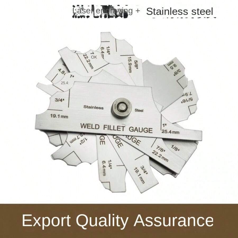 Stainless Steel Weld Gauge MG-11 Metric Angle Welding Gauge Seven ...