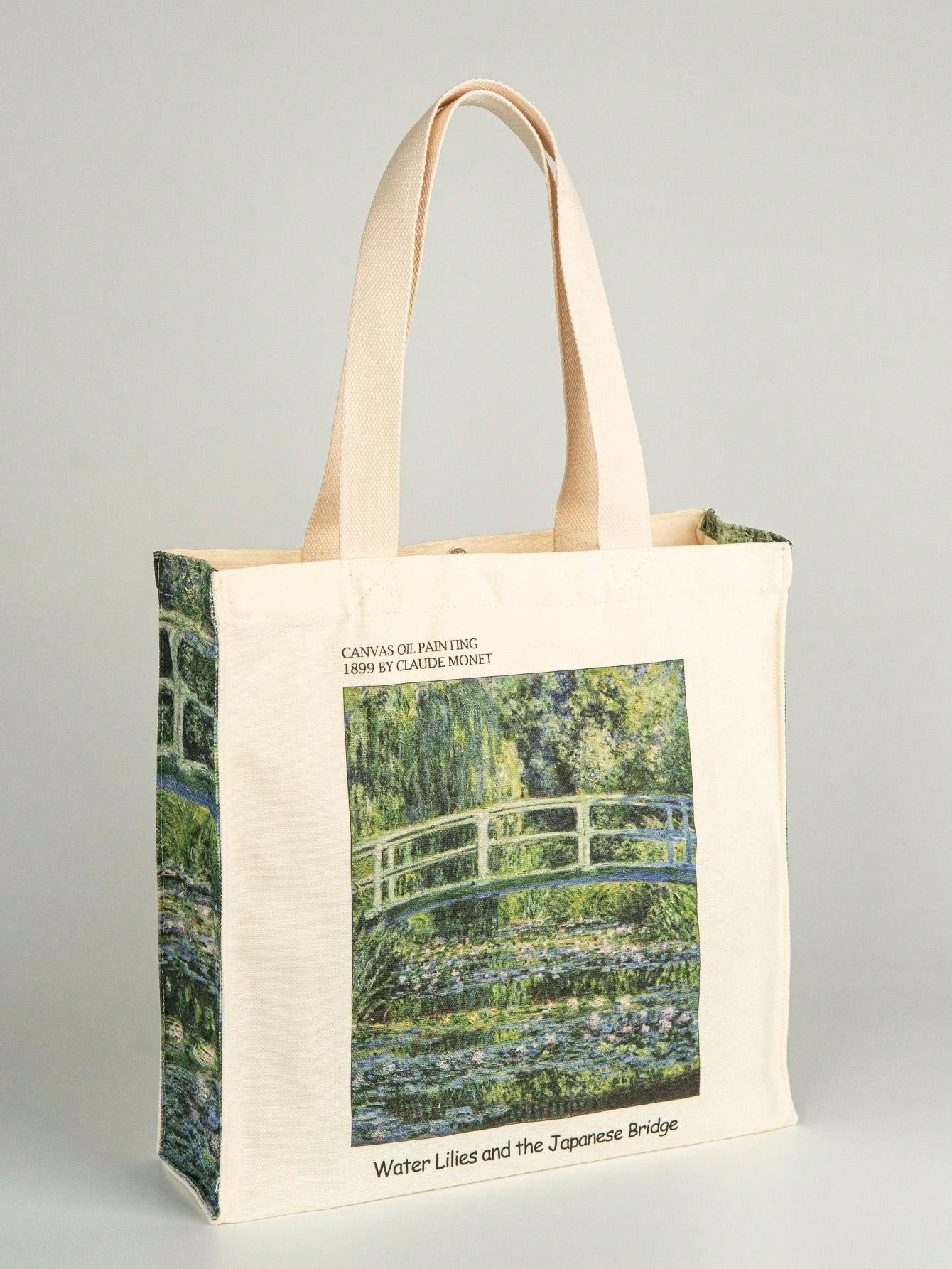 Claude Monet Water Lilies And Japanese Bridge Oil Painting Art Canvas ...