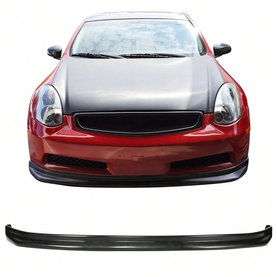 Front Bumper Lip Fits 2003-2006 Infiniti G35 Coupe; (Not Fit 2006 ...