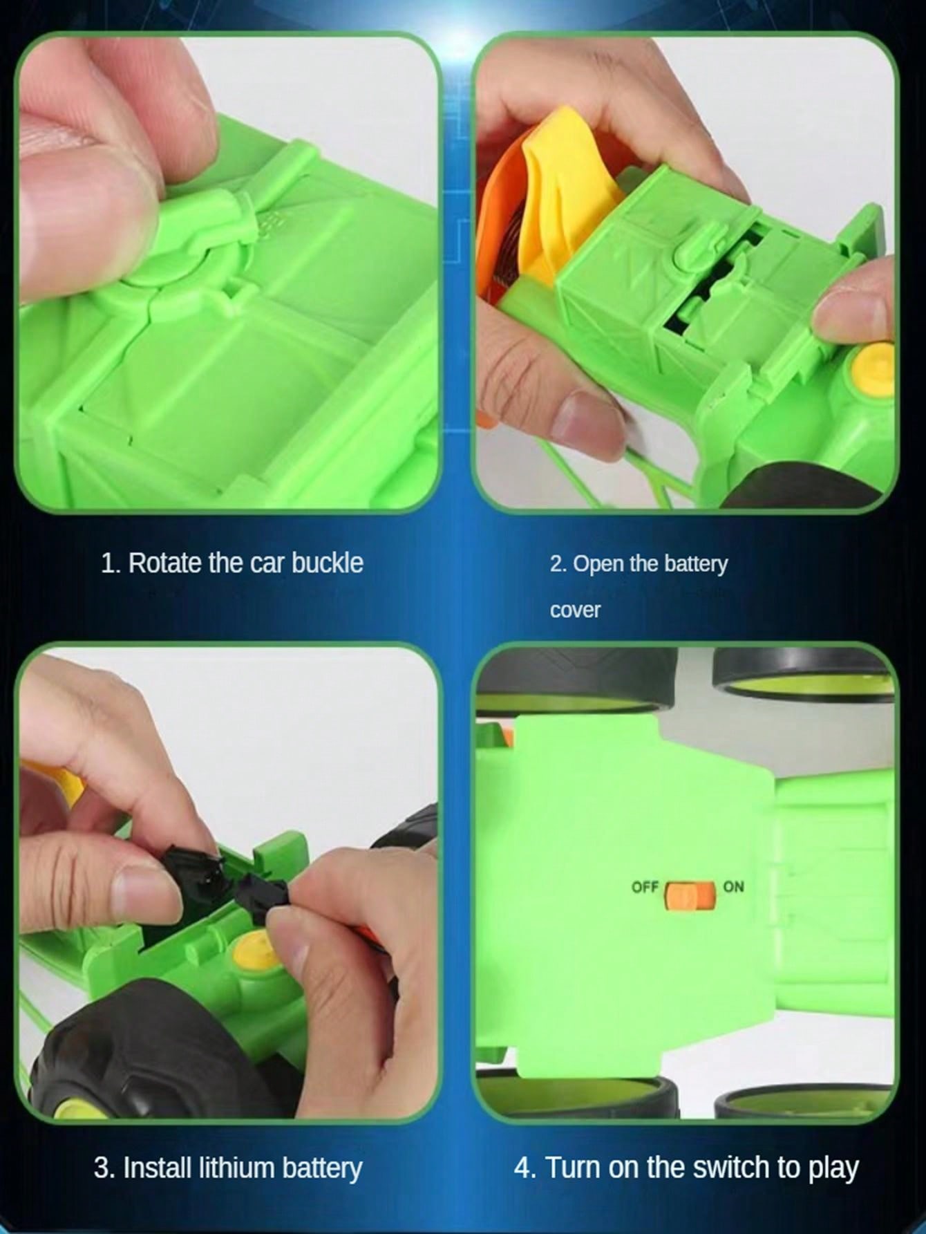 Remote-Controlled Stunt Car Dancing Car Swinging Cool Bouncing Car ...