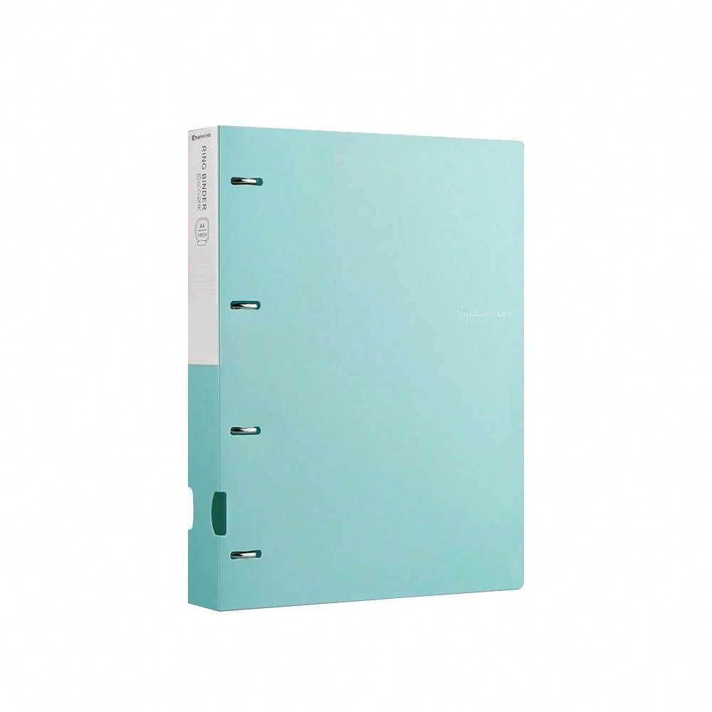 A Blue A4 Folder, Loose Leaf Storage Booklet, Four Hole Punched Folder ...