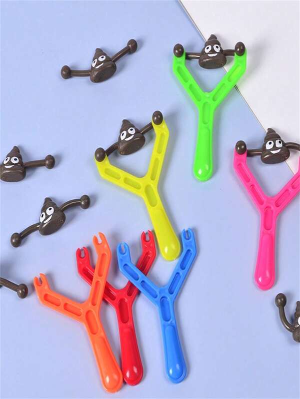 Smile Poop Slingshot Toy - Funny Catapult Poo Slingshot Toy For Stress ...