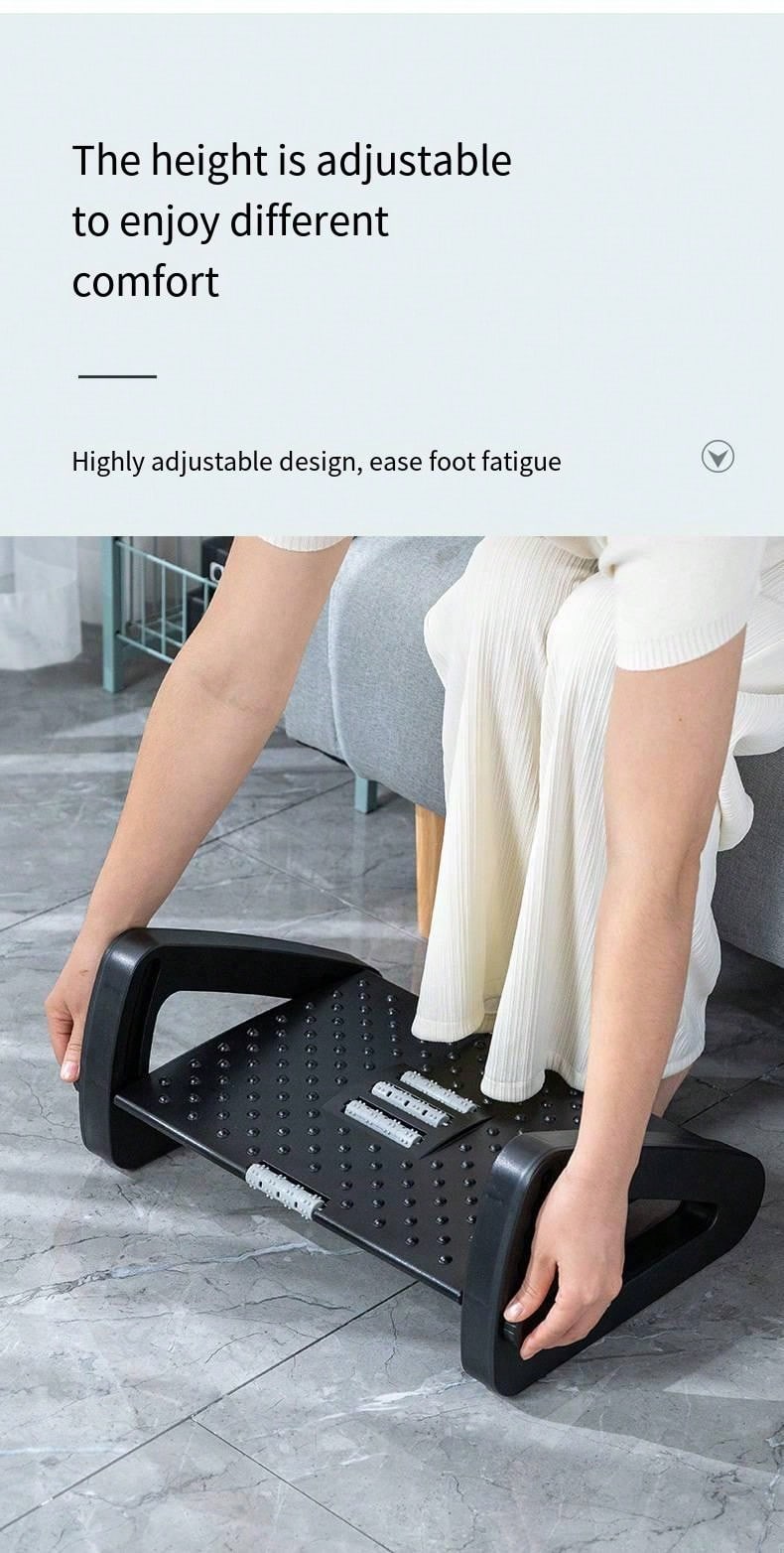Modern Simple Footrest Stool For Under Desk, Preventive Leg Crossing ...