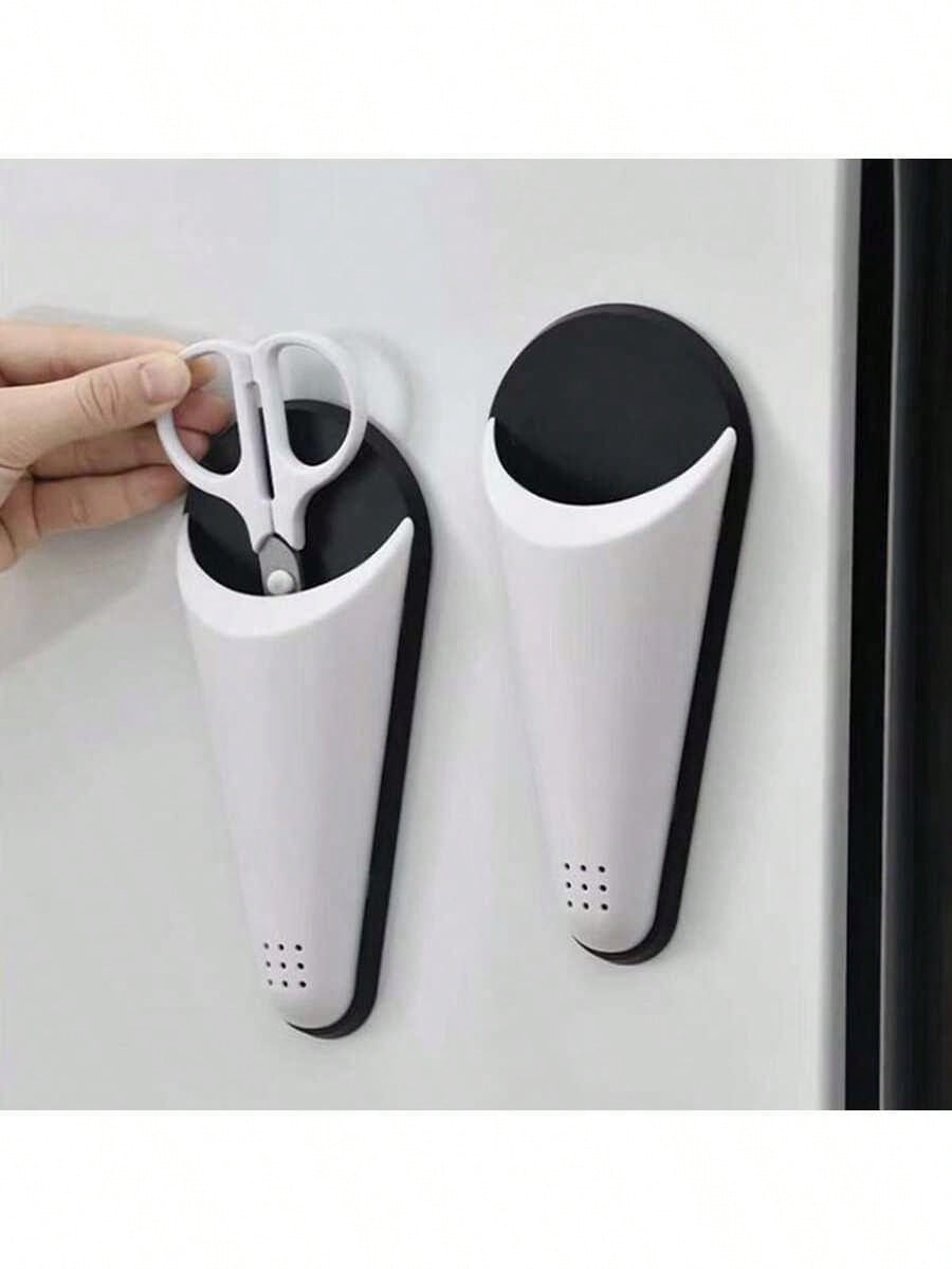 Magnetic Scissor Storage Rack, No Drilling Magnetic Fridge Shelf | SHEIN