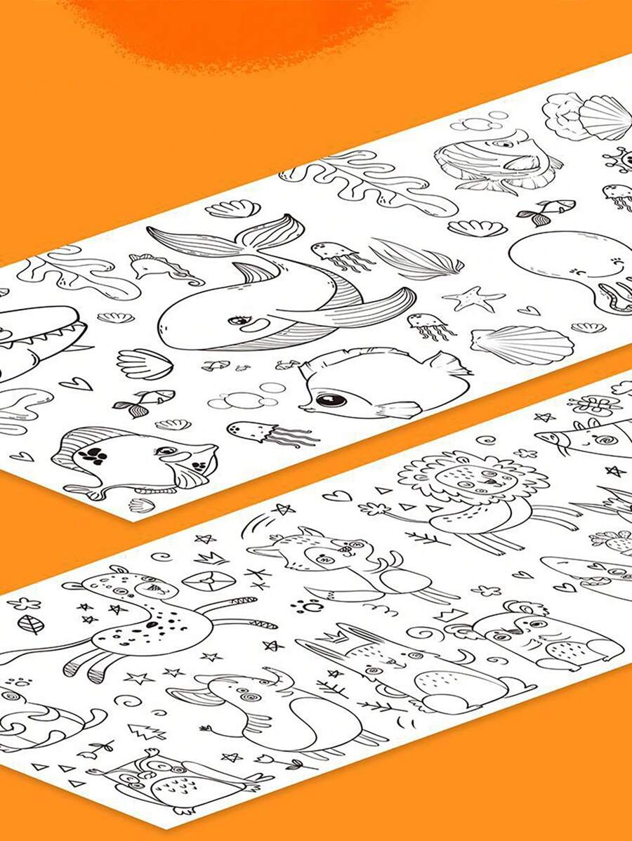 Childrens Drawing Roll Paper For Kids,Coloring Paper Roll DIY Painting ...