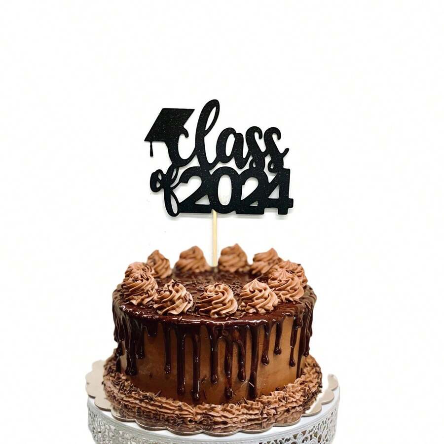 Graduation Themed Party Decoration Supplies Class Of 2024 Cap Cake ...