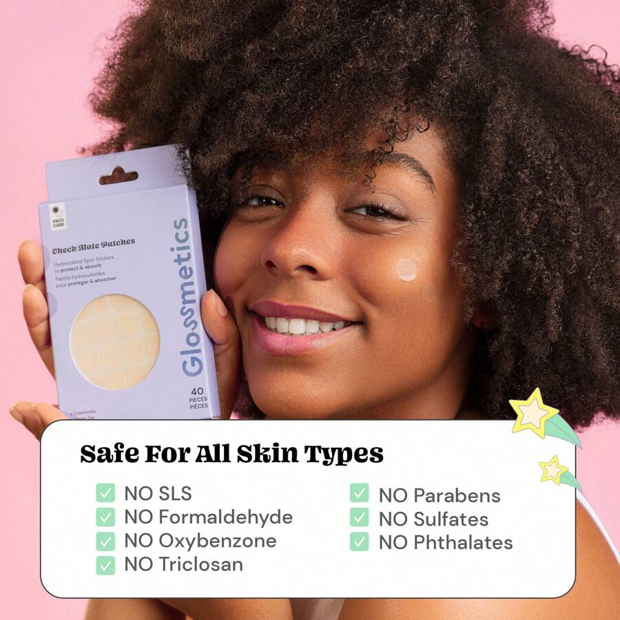 Glossmetics Glossmetics Check Mate Spot Stickers - Blemish Dots Clear ...