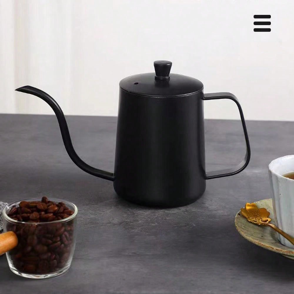 Tetera De Goteo Manual De Café Con Revestimiento De Teflón 304 De Acero ...