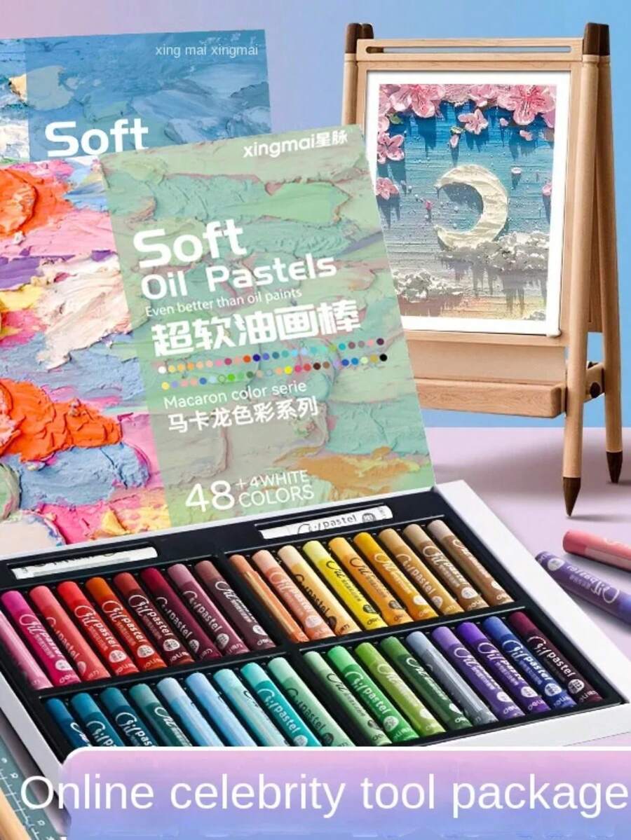 One Pack Of 24 Color Ultra Soft Heavy Color Oil Painting Sticks Set ...