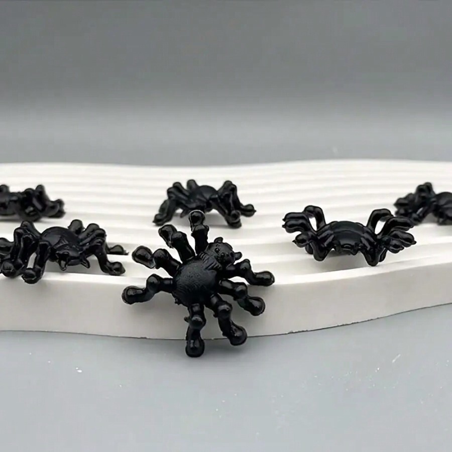 12pcs Spider Wall Climbing Toy, Sticky Spider Toy That Can Flip, Stress ...