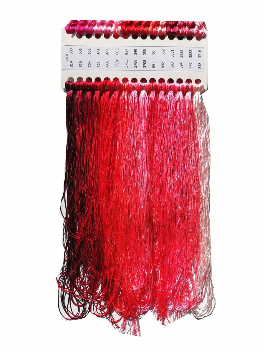 30 Colors/Pad Silk Thread For Cross Stitch, Same Color As DMC, DIY ...