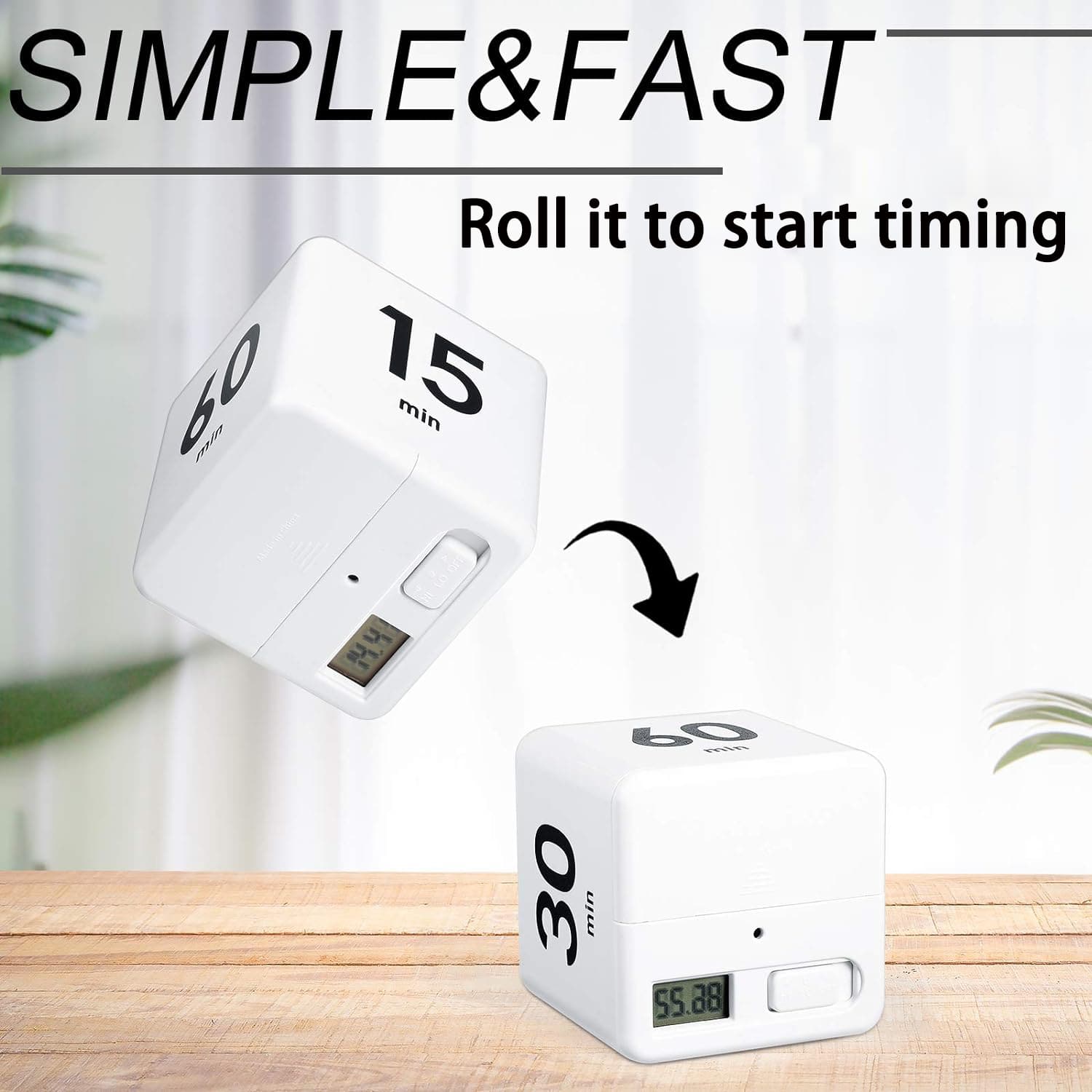 Mini-countdown-timer, Rollschalter Zum Starten/stoppen Des Timers ...