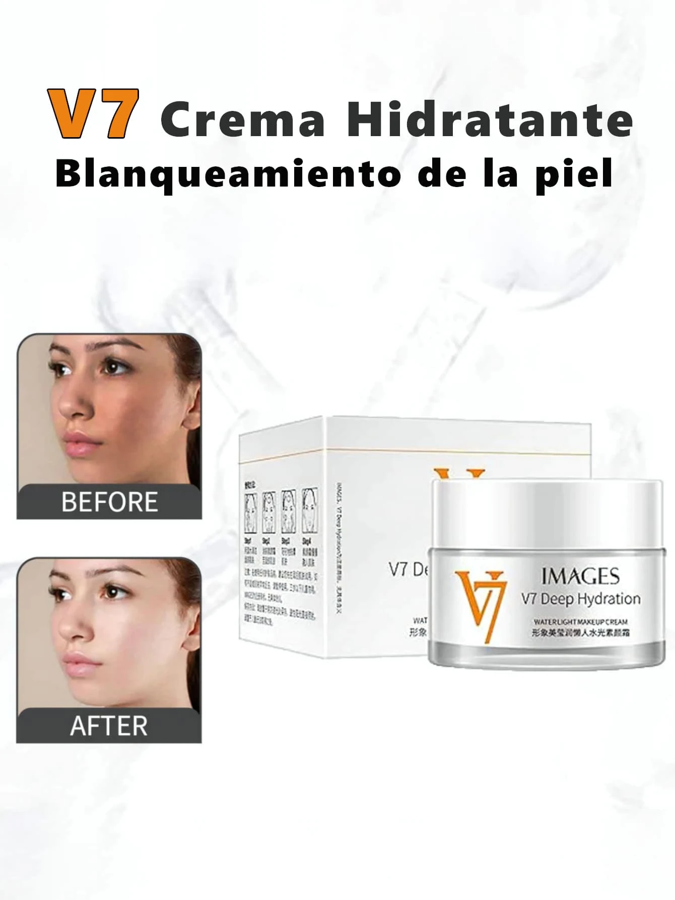 V7 Toning Moisturizing Cream, V7 Deep Hydration Waterlight Korea Toning ...